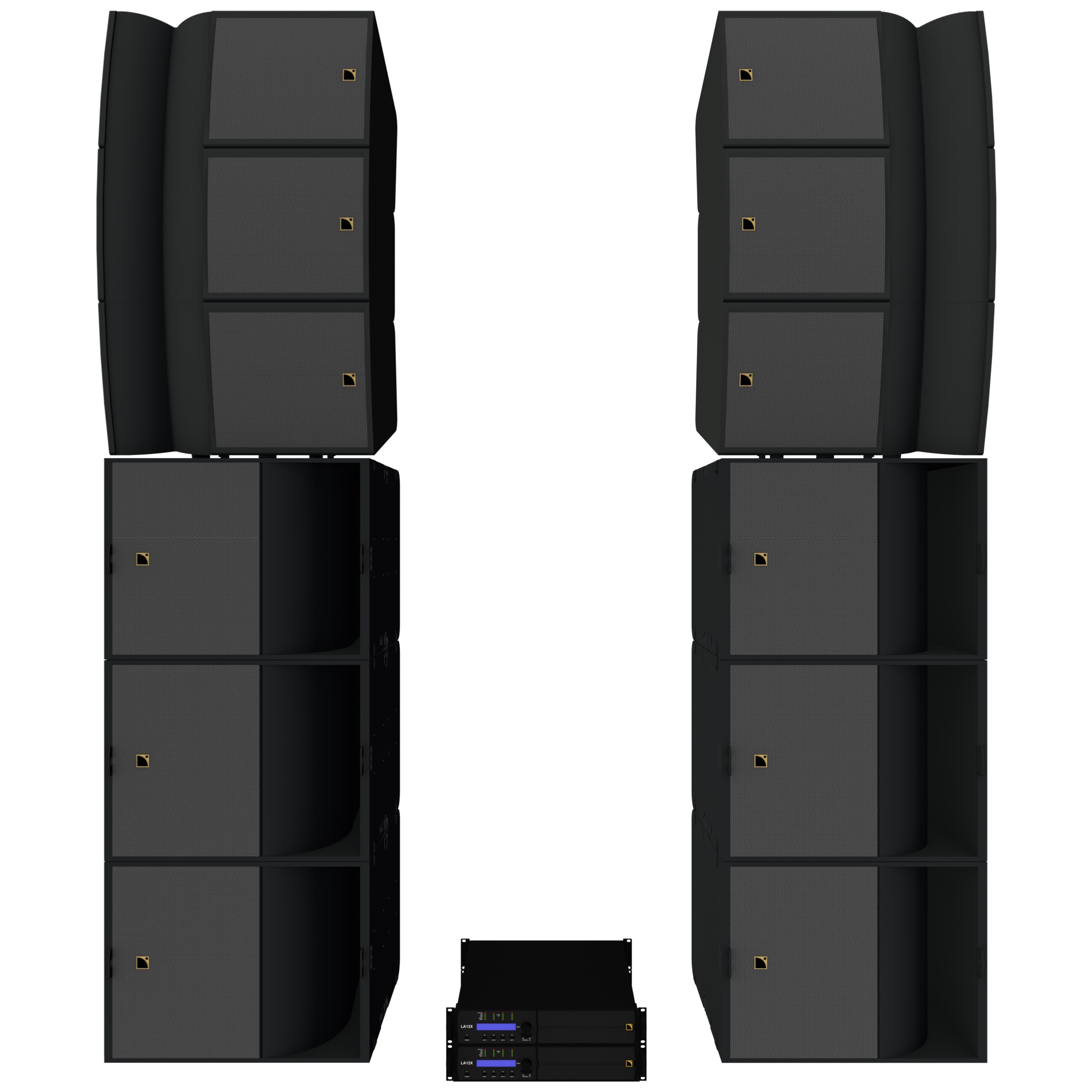 Ton Anlagen Set [12] L-Acoustics A15+KS21 (Groß) mieten - WEMME Events