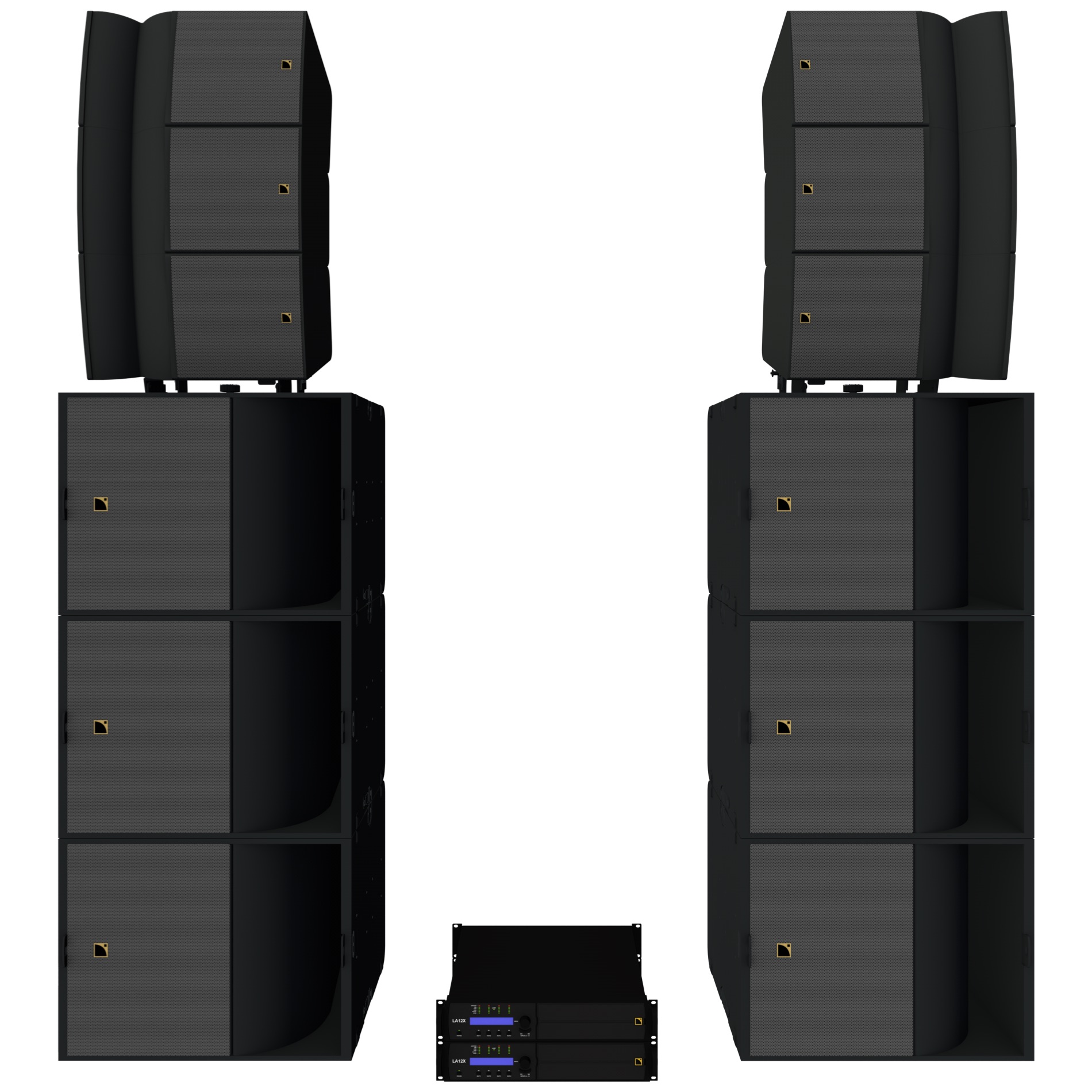 Ton Anlagen Set [10] L-Acoustics A10+KS21 (Groß) mieten - WEMME Events