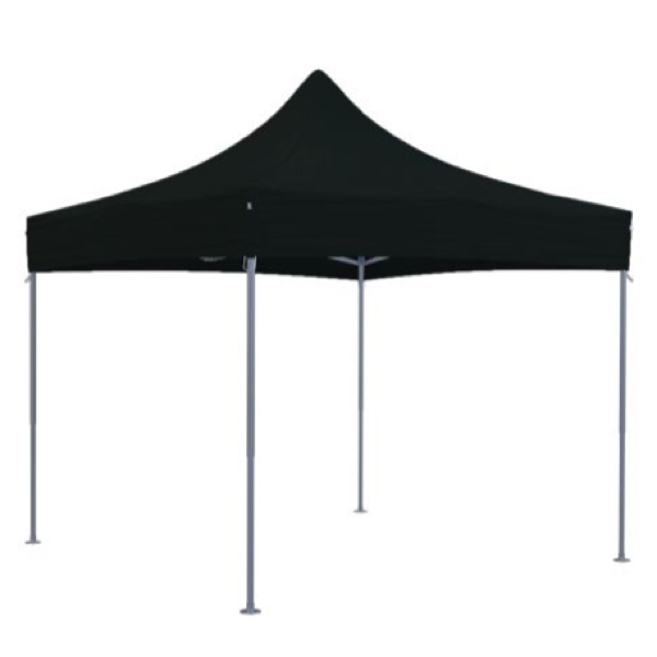 Grillzelt Pro schwarz 4mx4m mieten - WEMME Events
